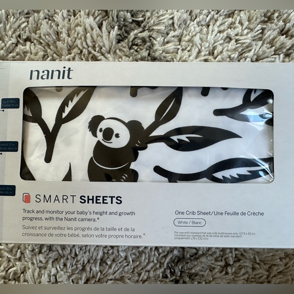 Other | Nanit Smart Sheet White | Poshmark